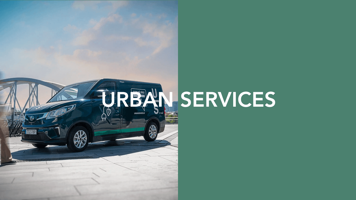 Hållbara leveranser & tjänster för framtidens stad - Urban Services